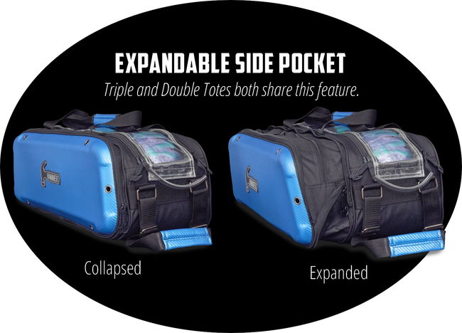 Hammer Carbon Shield Triple Tote Blue + Free Shipping