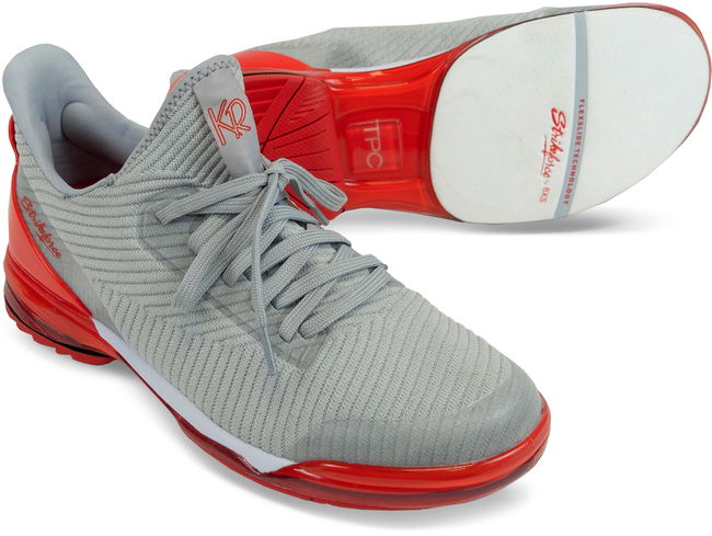 KR Strikeforce Unisex TPC Alpha Grey/Red Right Hand Bowling Shoes ...