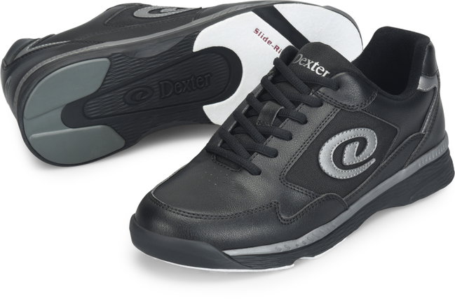 Dexter Boys Ricky V Jr. Black/Alloy Bowling Shoes + FREE SHIPPING