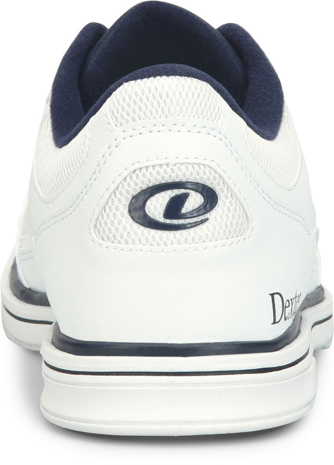 Dexter Mens Randy White/Navy Bowling Shoes + FREE SHIPPING