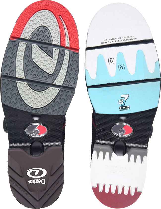 Dexter Mens THE 9 Stryker BOA Black/Red Bowling Shoes + FREE SHIPPING