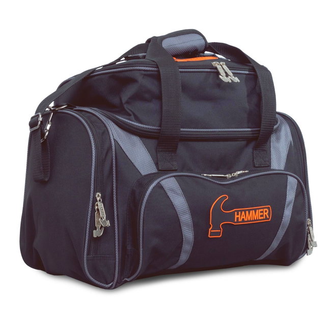 Hammer Premium Deluxe Double Tote Black/Grey + Free Shipping