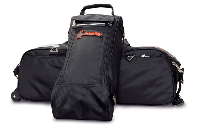 Hammer Premium Slim Triple Tote With Pouch Black + Free Shipping