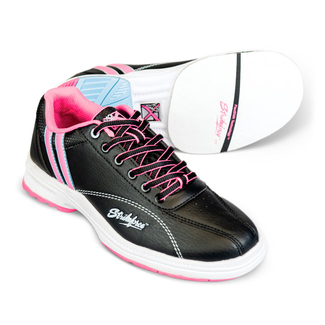 KR Strikeforce Womens Starr Black/Pink/Blue Right Hand Bowling Shoes ...