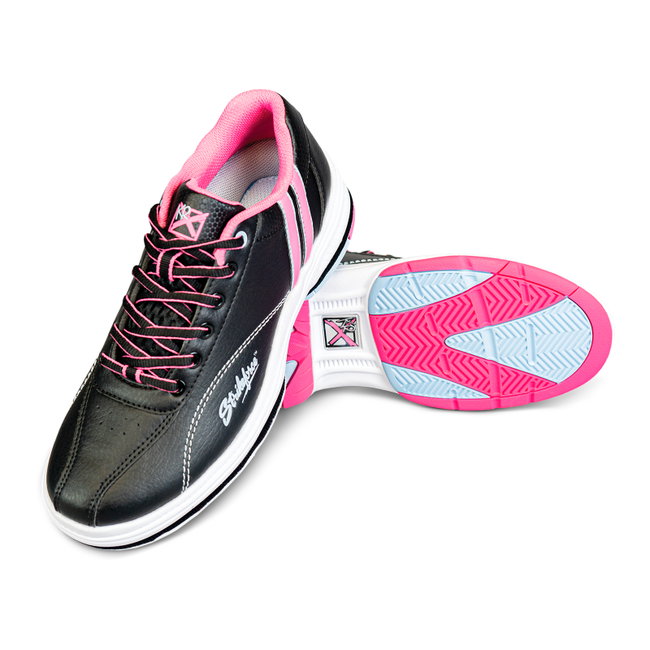 KR Strikeforce Womens Starr Black/Pink/Blue Right Hand Bowling Shoes ...
