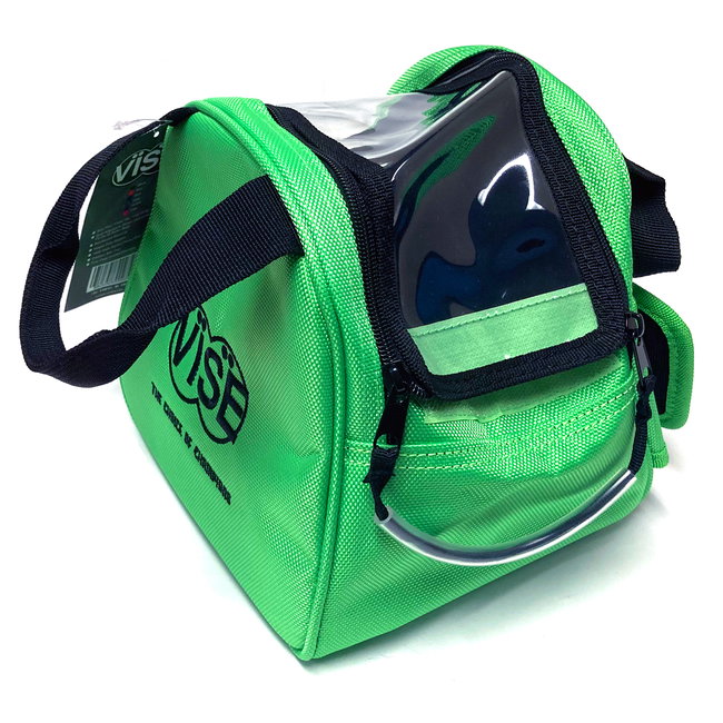 Vise Clear Top Green Add-On Bag Bowling Bags + FREE SHIPPING